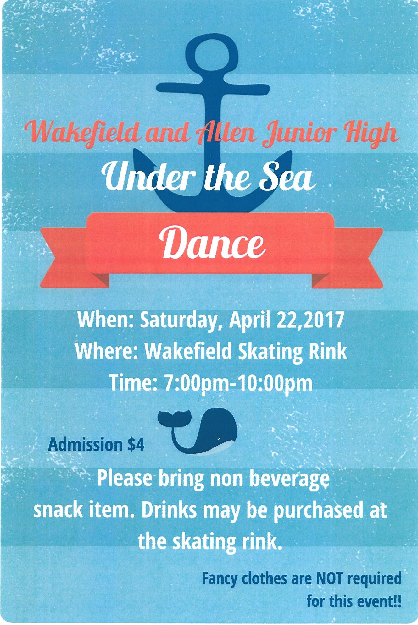 Allen Consolidated Schools - JUNIOR HIGH DANCE-SATURDAY APRIL 22ND!