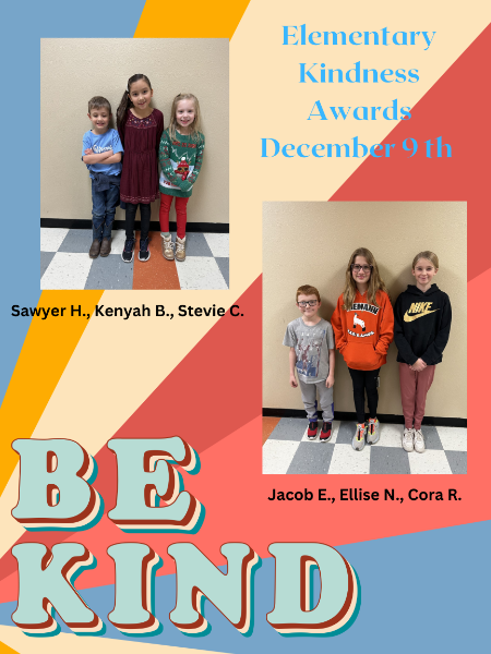 Allen Consolidated Schools - Elementary Kindness Awards December 9th