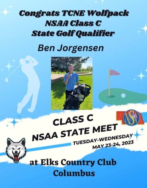 Allen Consolidated Schools - Ben Jorgensen Qualifies for State Golf 2023
