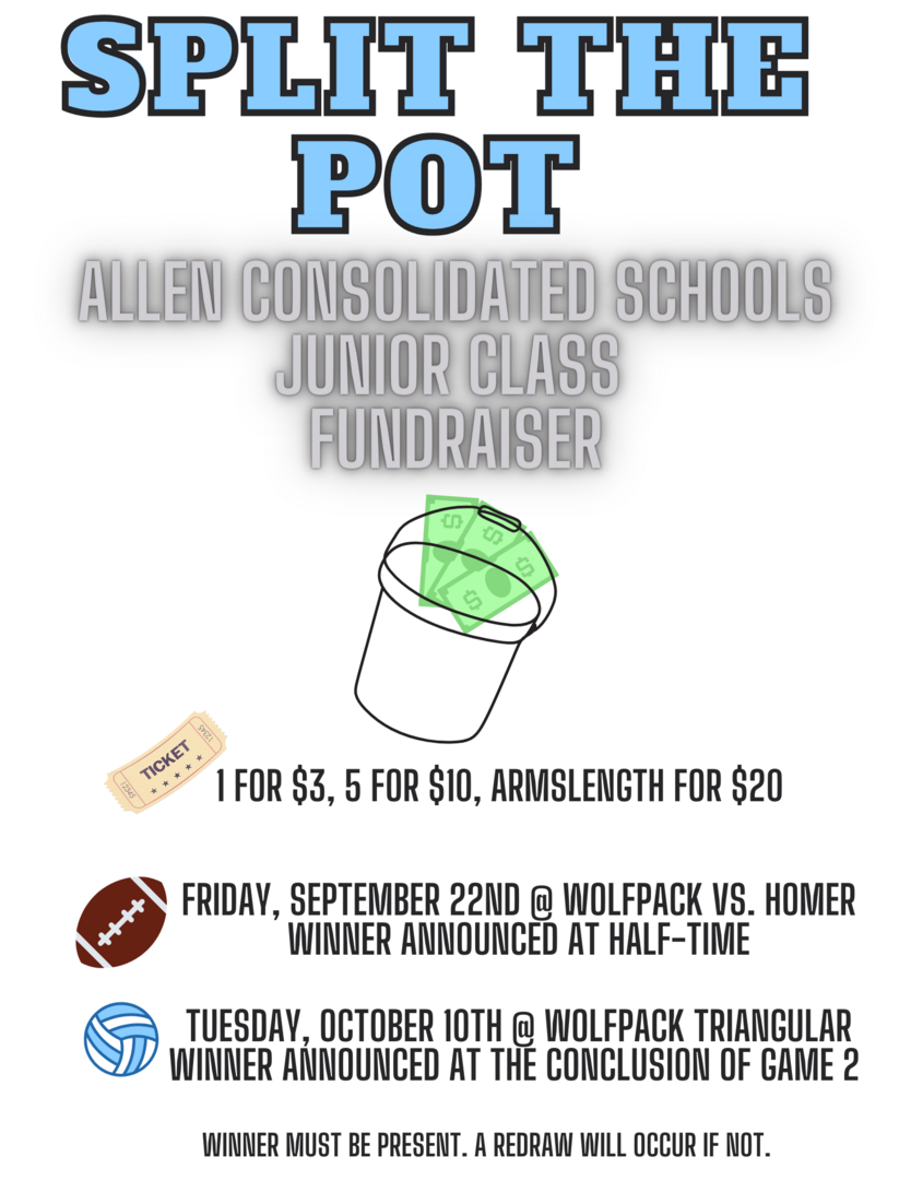 Allen Consolidated Schools - Split the Pot Fundraiser
