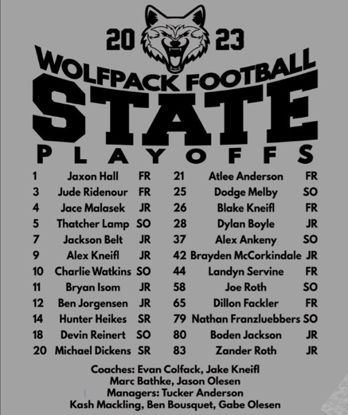 Allen Consolidated Schools - 2023 Football State Playoffs Shirt Order
