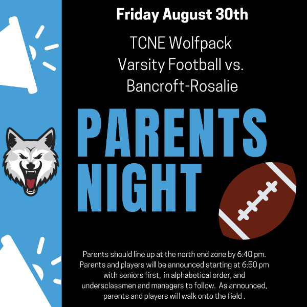 Allen Consolidated Schools - Wolfpack Football Parent's Night
