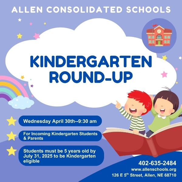 Allen Consolidated Schools - 2025 Kindergarten Round-up